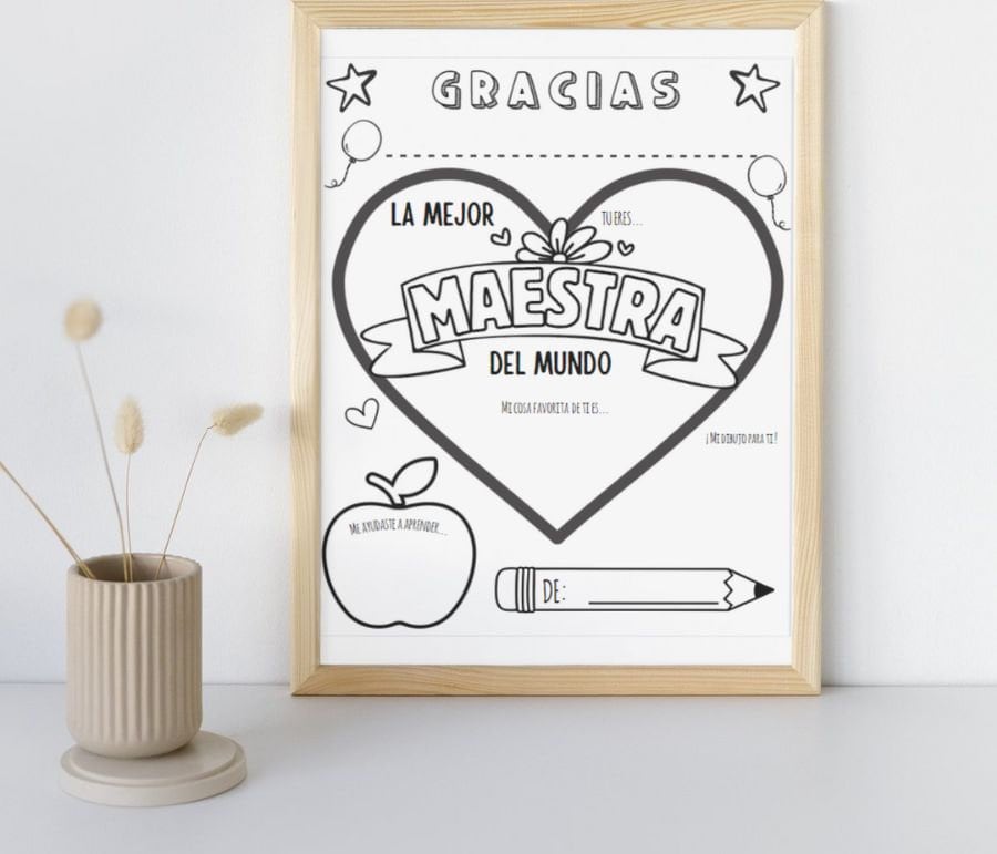 SPANISH Teacher Appreciation Printable Teacher Appreciation Week Gift ...