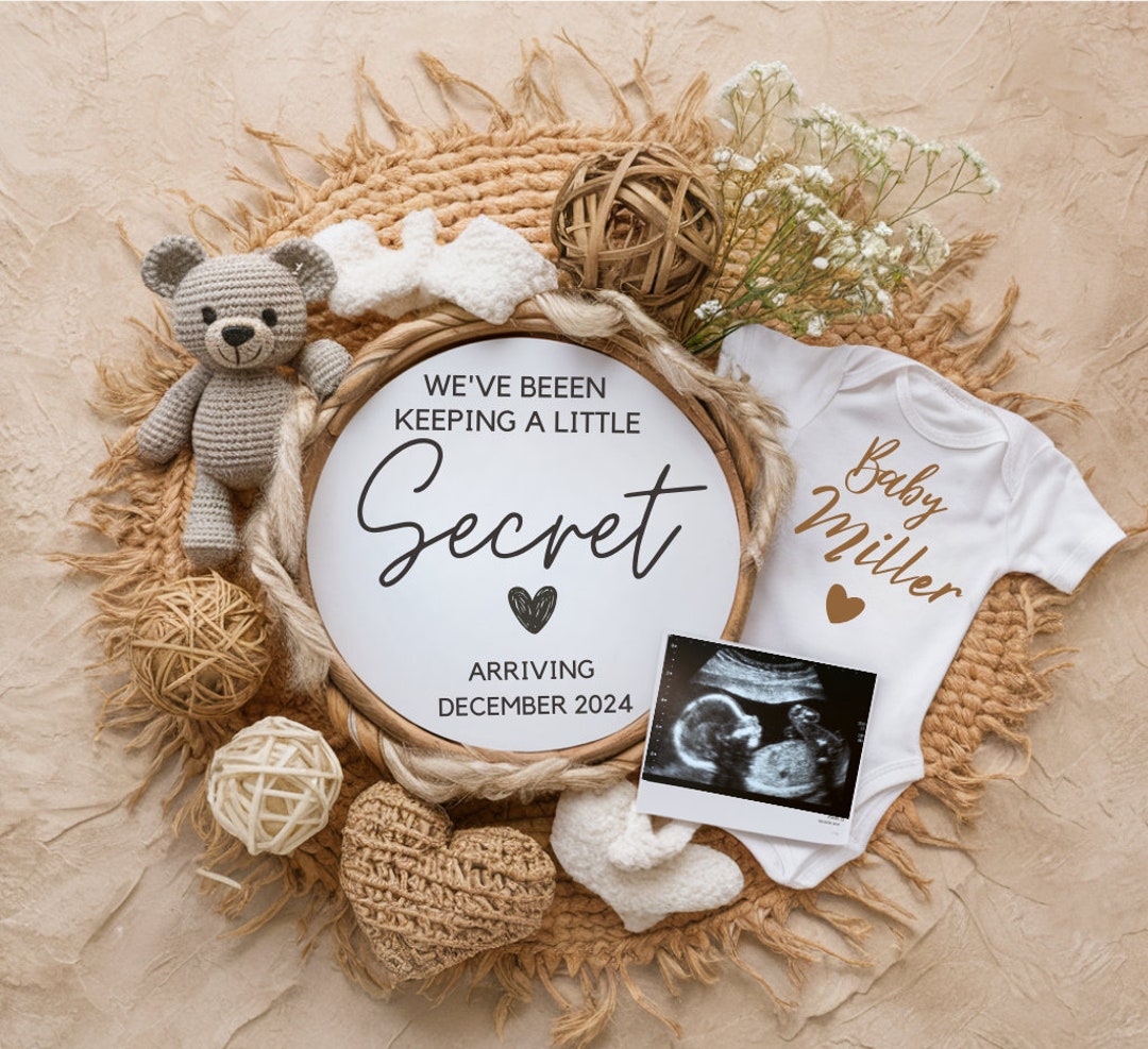 Gender Neutral Pregnancy Announcement: Social Media Reveal (digital PDF ...