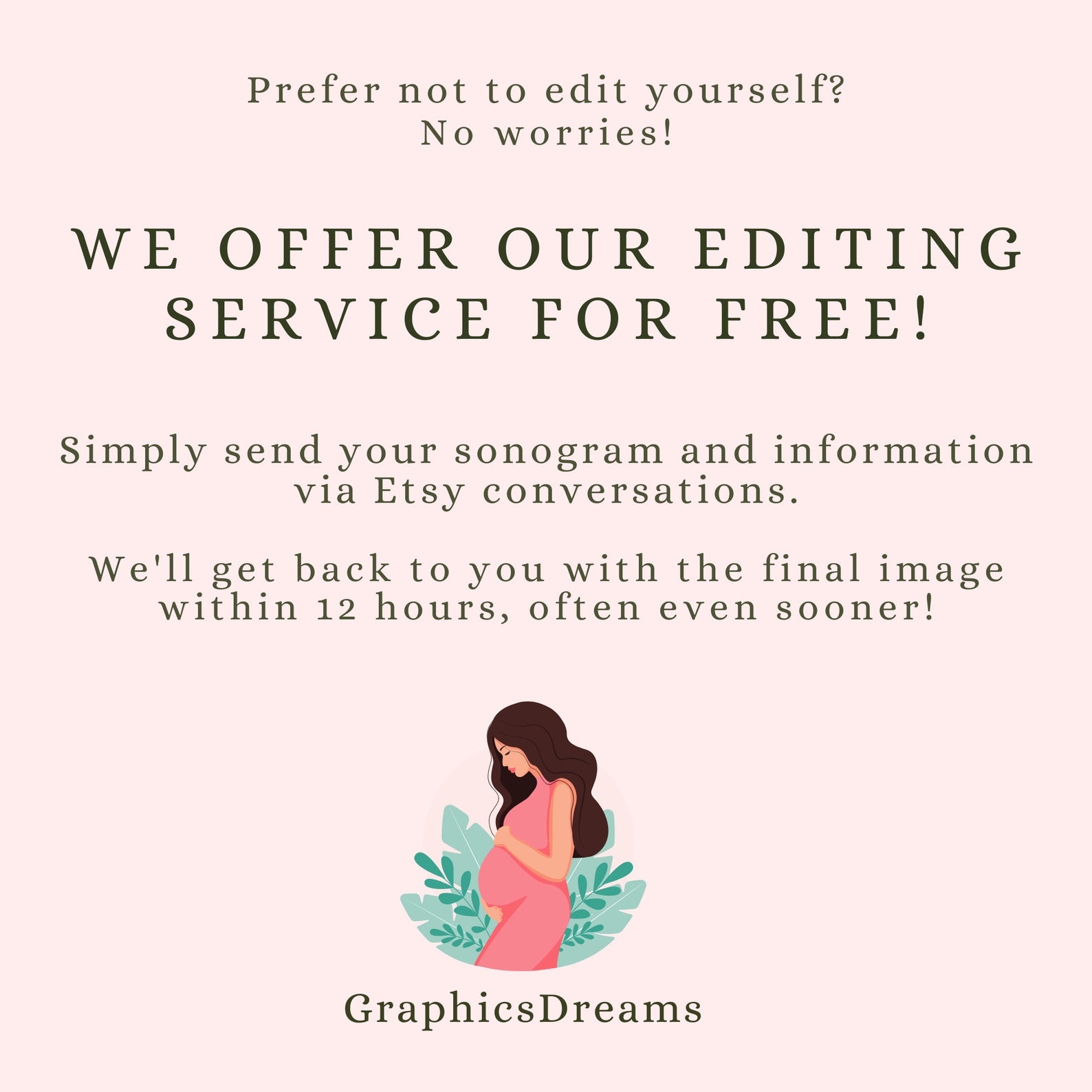 Girl Pregnancy Announcement Digital Baby Announcement Girl Gender ...