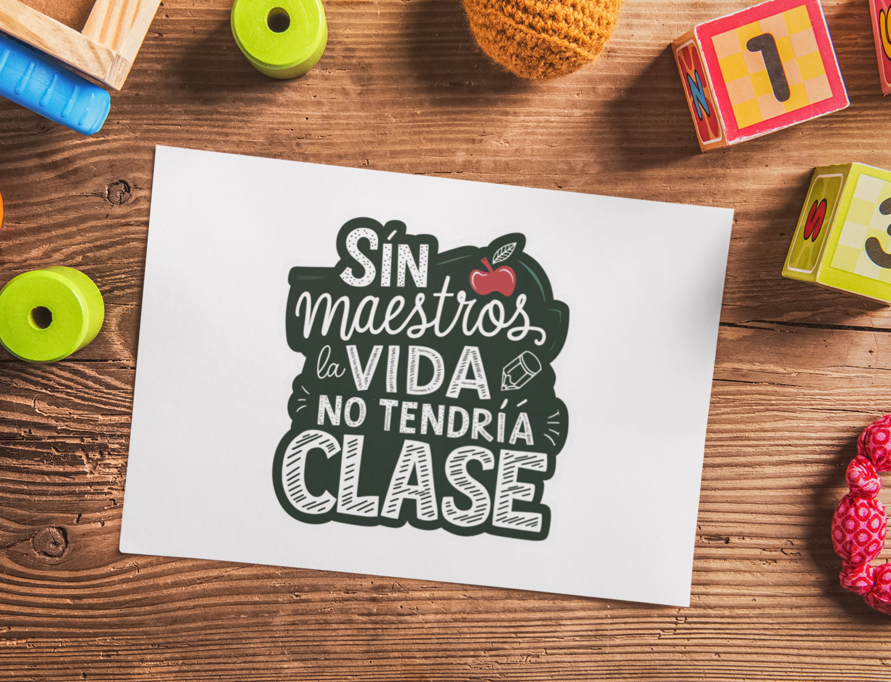15 Spanish Stickers Bundle Teacher PNG Bundle Teacher Appreciation PNG ...