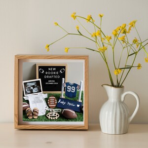 American Football \ Pregnancy Announcement \ Digital Baby Announcement ...