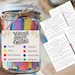 DIY Color Coded Bible Verse Jar Kit: Christian Gift (instant Download ...
