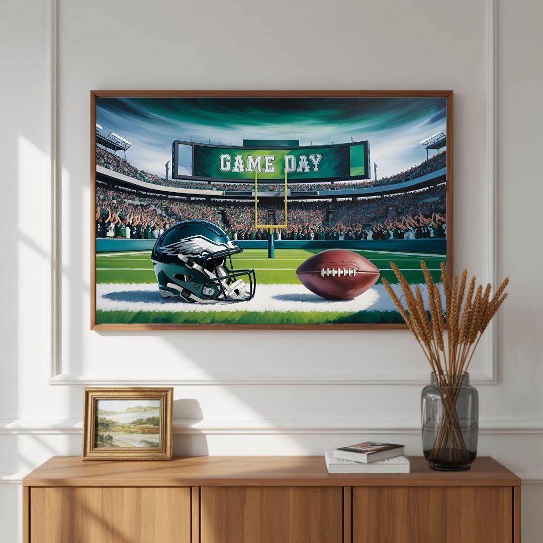 Philadelphia Football Stadium Game Day Art: HD Digital Download - Etsy