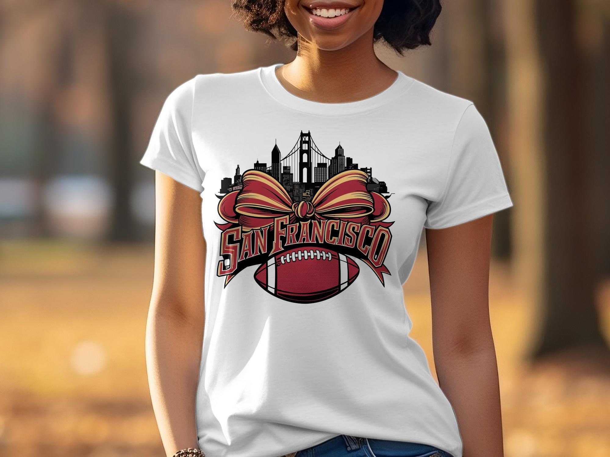 San Francisco Football Bows PNG, Coquette Aesthetic (digital Download ...
