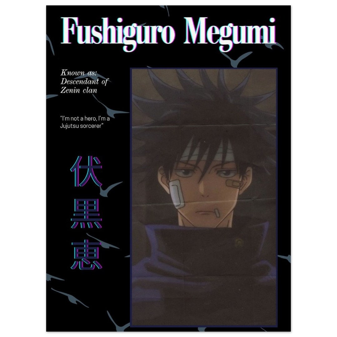 Megumi Poster museum-quality Matte - Etsy