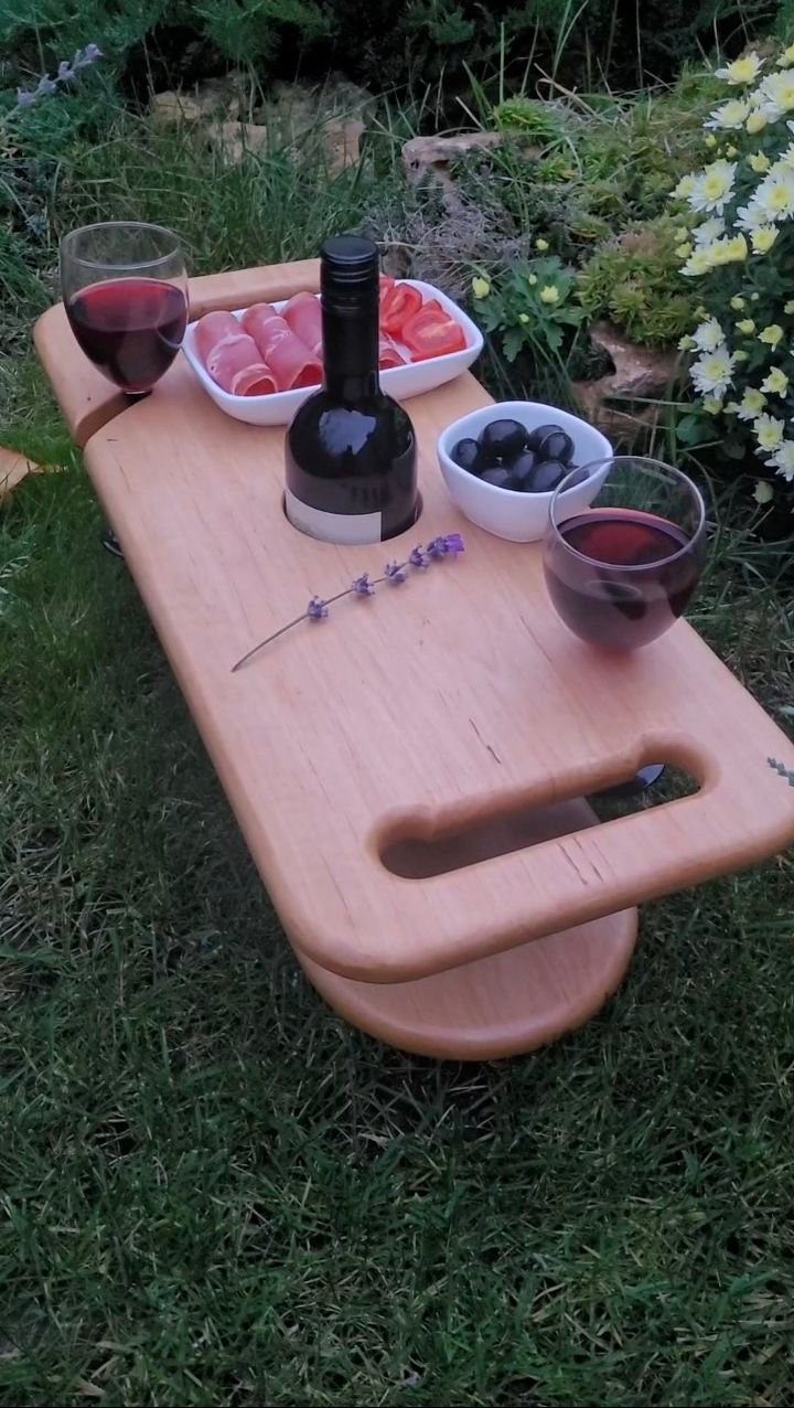 Wine Tray, Wine Table, Tray, Wine Bottle Holder, Present, Wine Board ...