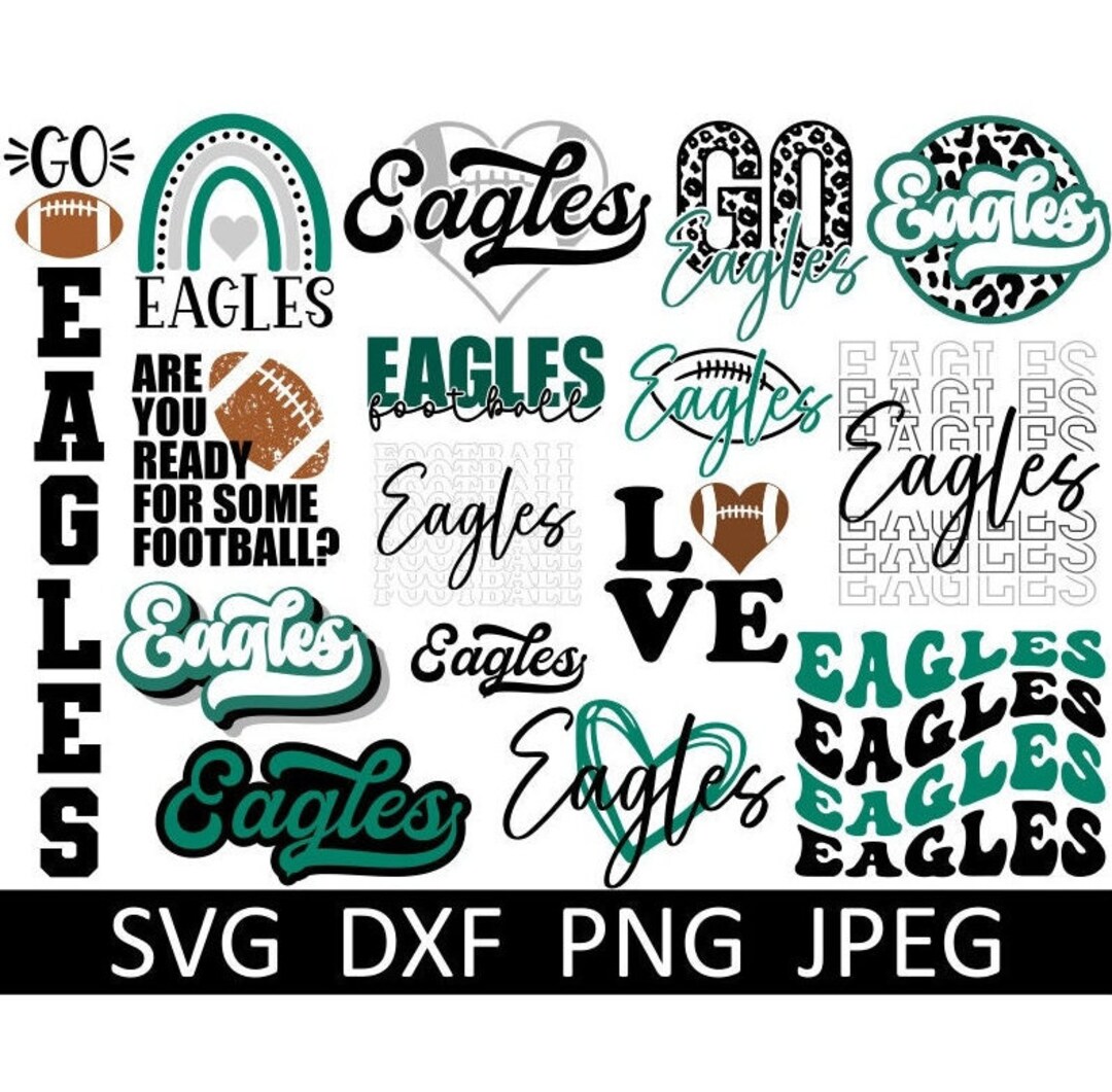Eagles SVG Bundle, Eagles PNG Bundle, Digital Download, Cut File ...