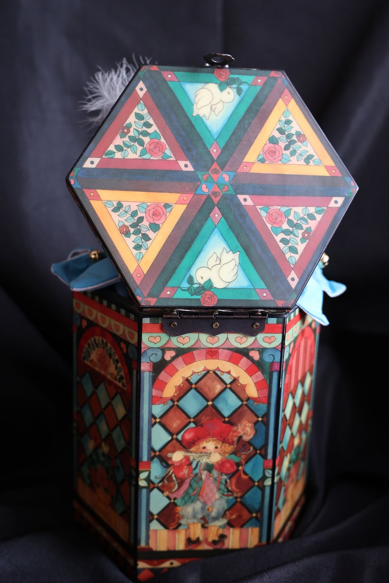 Vintage Musical Jack in the Box "christian" by Lucy Rigg - New in Box ...