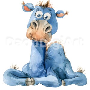 17 Funny Whimsical Camel Clipart - Printable, Watercolor, High Quality ...