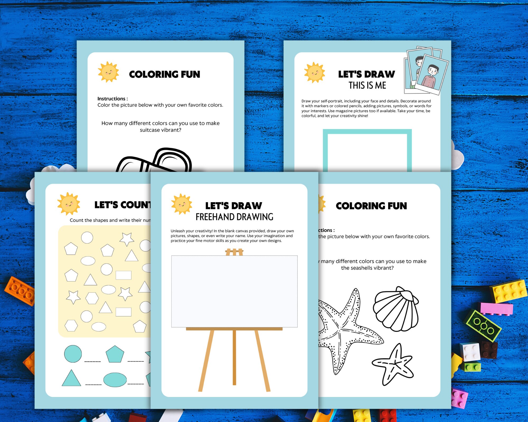 Printable Kids Activity Book, Educational Children's Activities, Fun ...