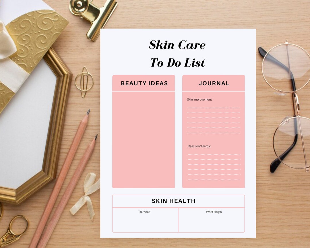 Ultimate Skincare Planner: Daily Routine Guide for Radiant Skin ...
