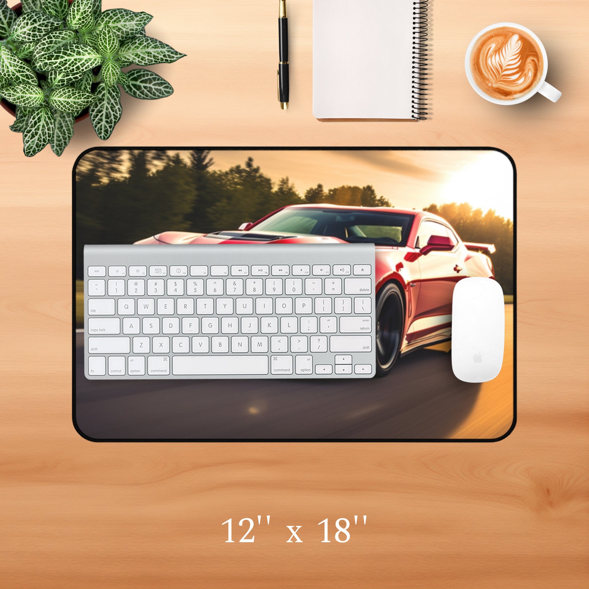 Chevrolet Camaro ZL1 Desk Mat Racecar Perfect Design Car Desk Mat Car ...