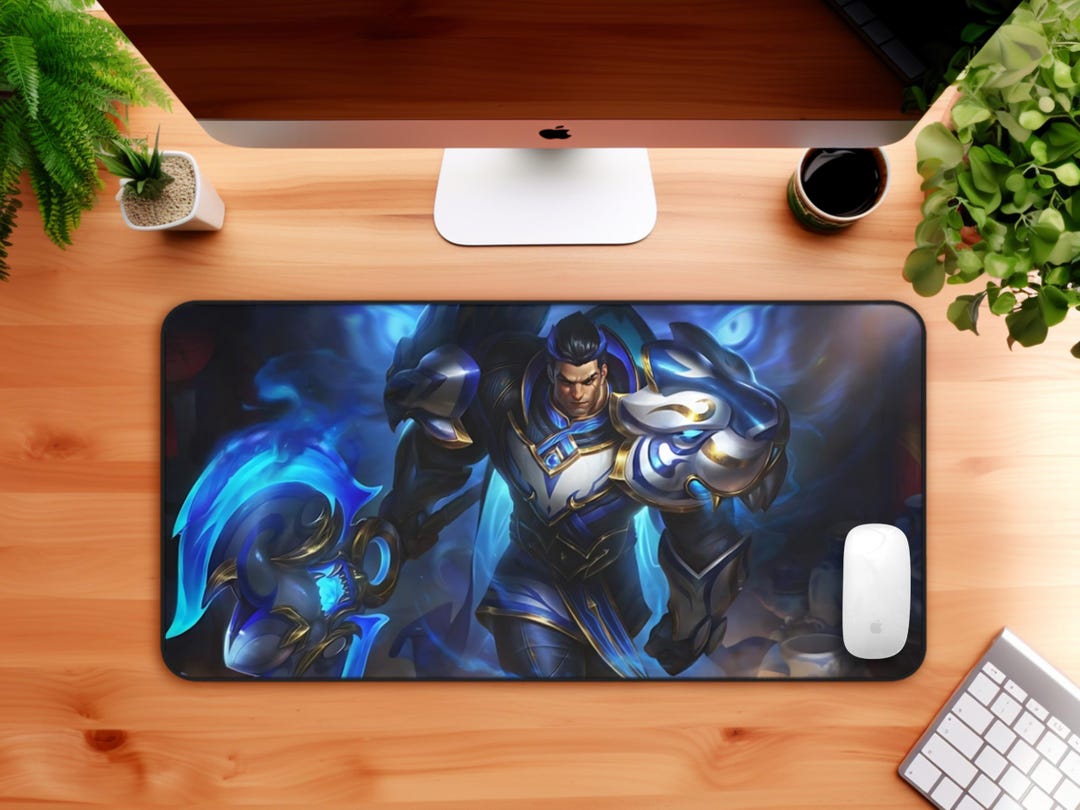 Porcelain Darius Desk Mat, LOL Mouse Pad, Gaming Accessories, Video ...