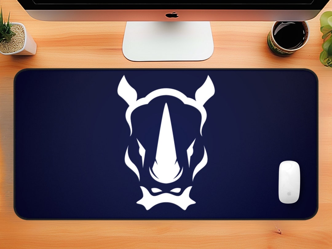 Minimalist Gaming Accessories, Video Game Mouse Pad, Simple Rhino Desk ...