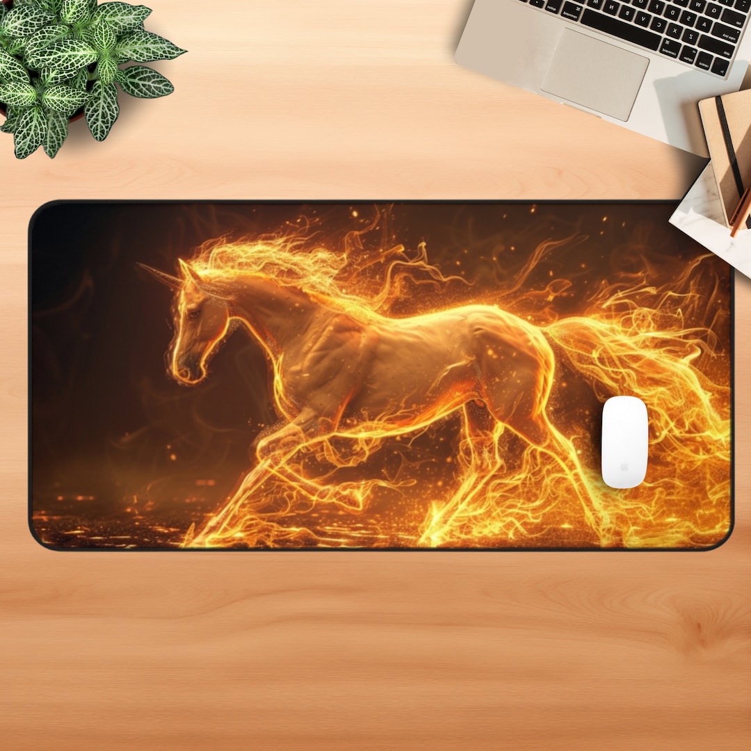 Animal Desk Mat, Gaming Mouse Pad, Cool Office Decor, Video Gamer Gift ...