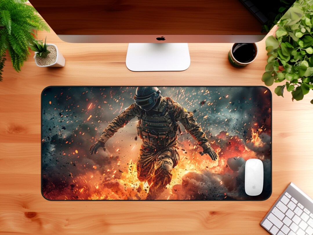 War Scene From Video Game Desk Mat - Etsy