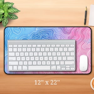 Pastel Pink and Blue Gradient Background Creating an Abstract Pattern ...
