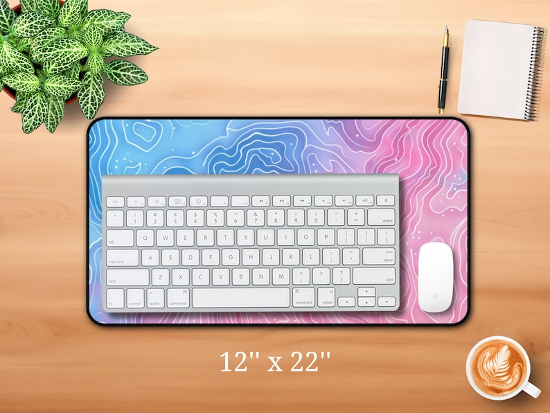 Pastel Pink and Blue Gradient Background Creating an Abstract Pattern ...