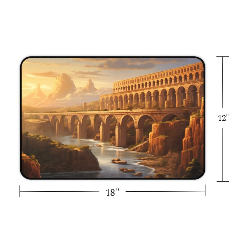 Roman Creation Desk Mat, Aesthetic Mouse Pad, History Desk Mat, Rome ...