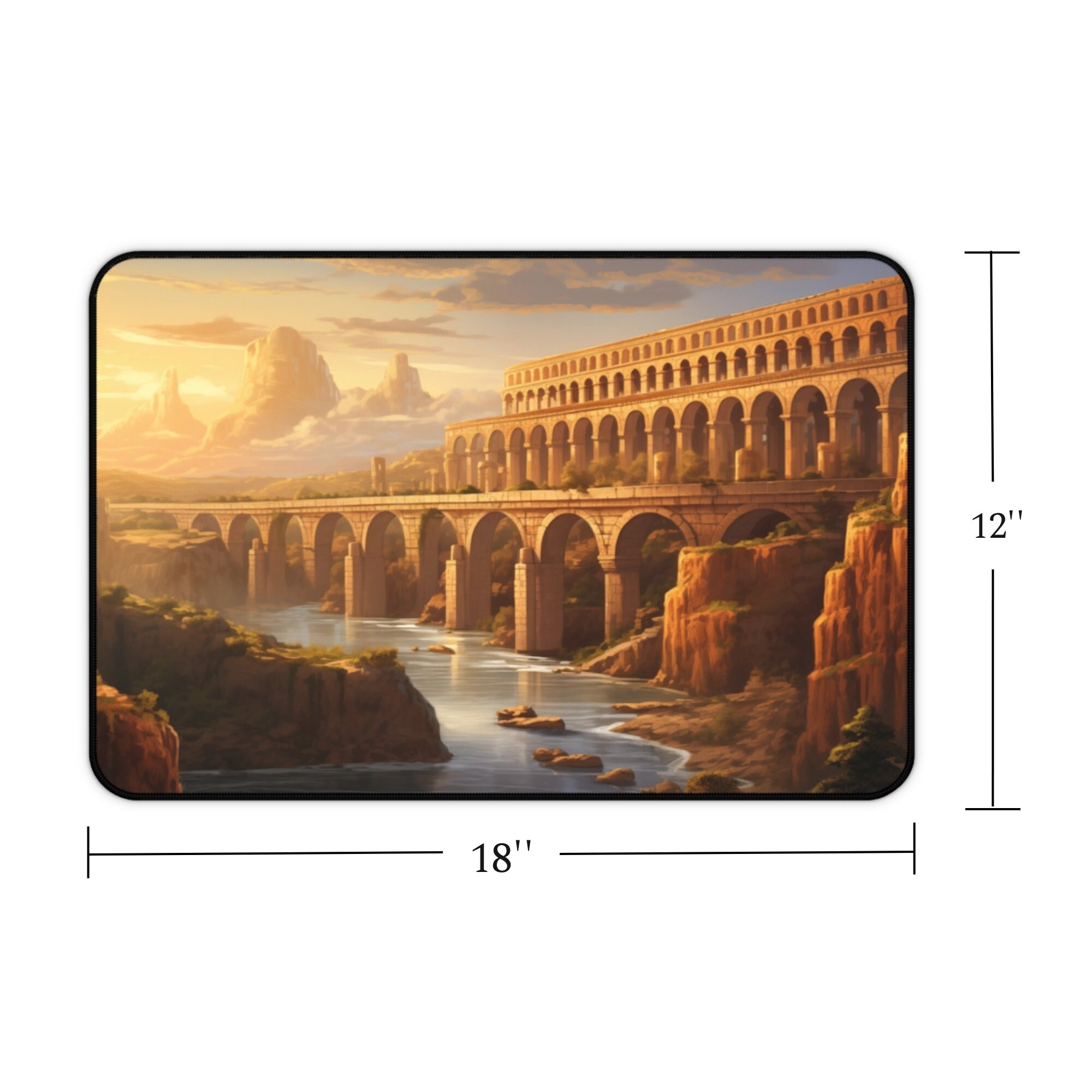 Roman Creation Desk Mat, Aesthetic Mouse Pad, History Desk Mat, Rome ...