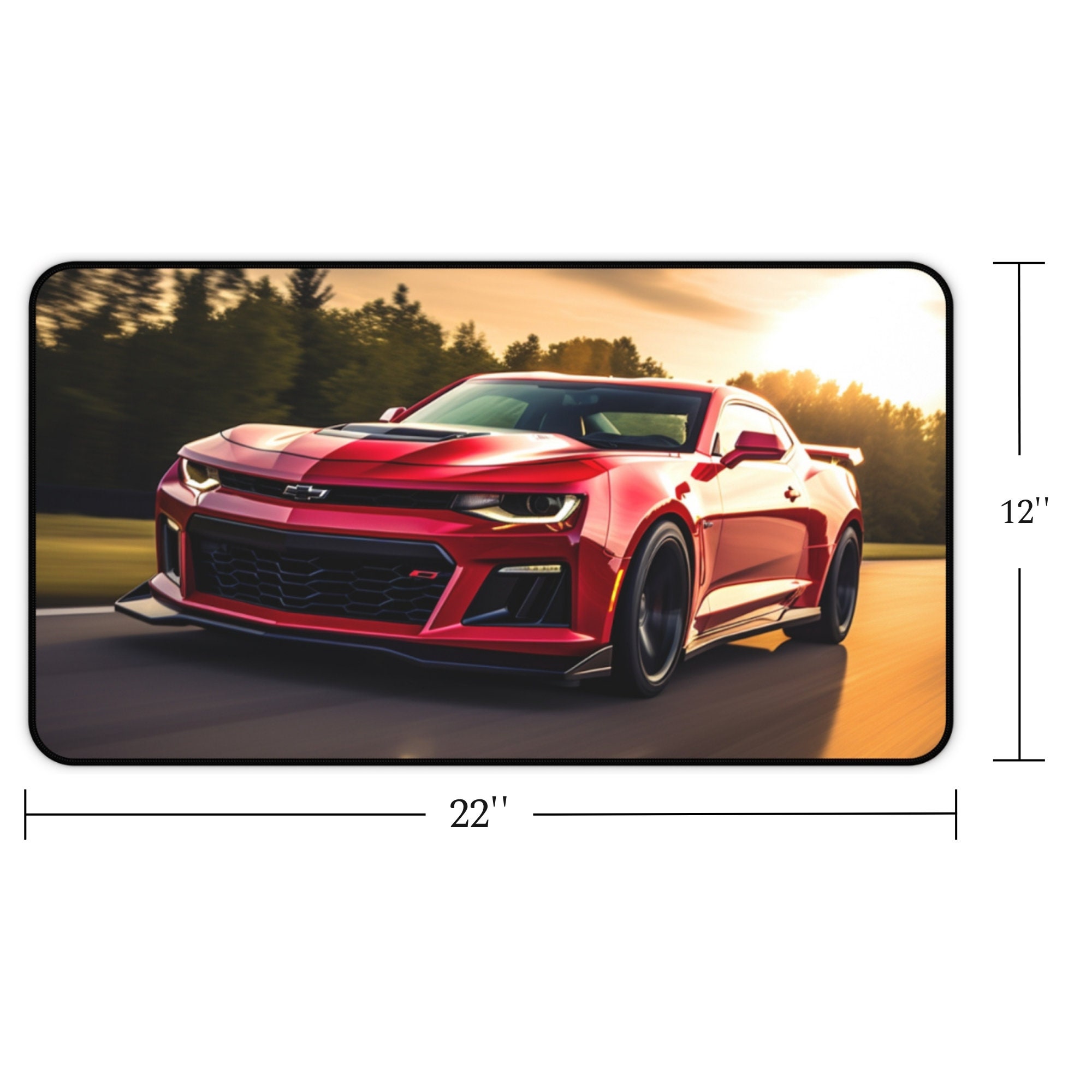 Chevrolet Camaro ZL1 Desk Mat Racecar Perfect Design Car Desk Mat Car ...