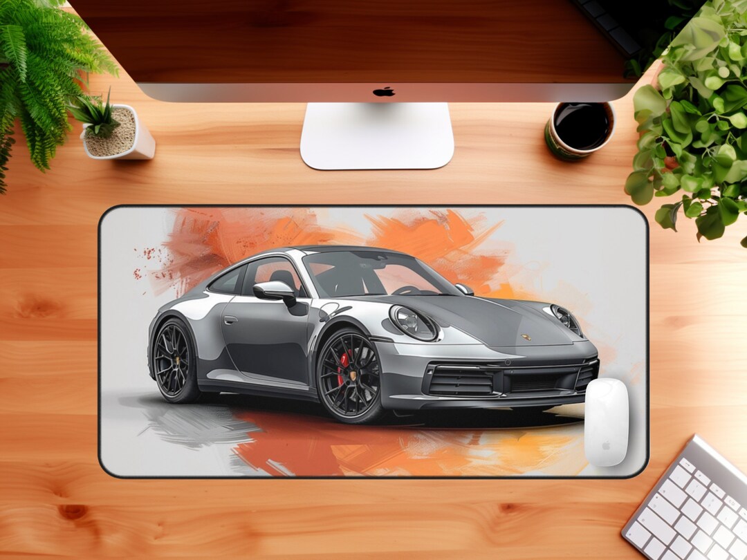 Porsche 911 GT3 Desk Mat in Art Style - Etsy