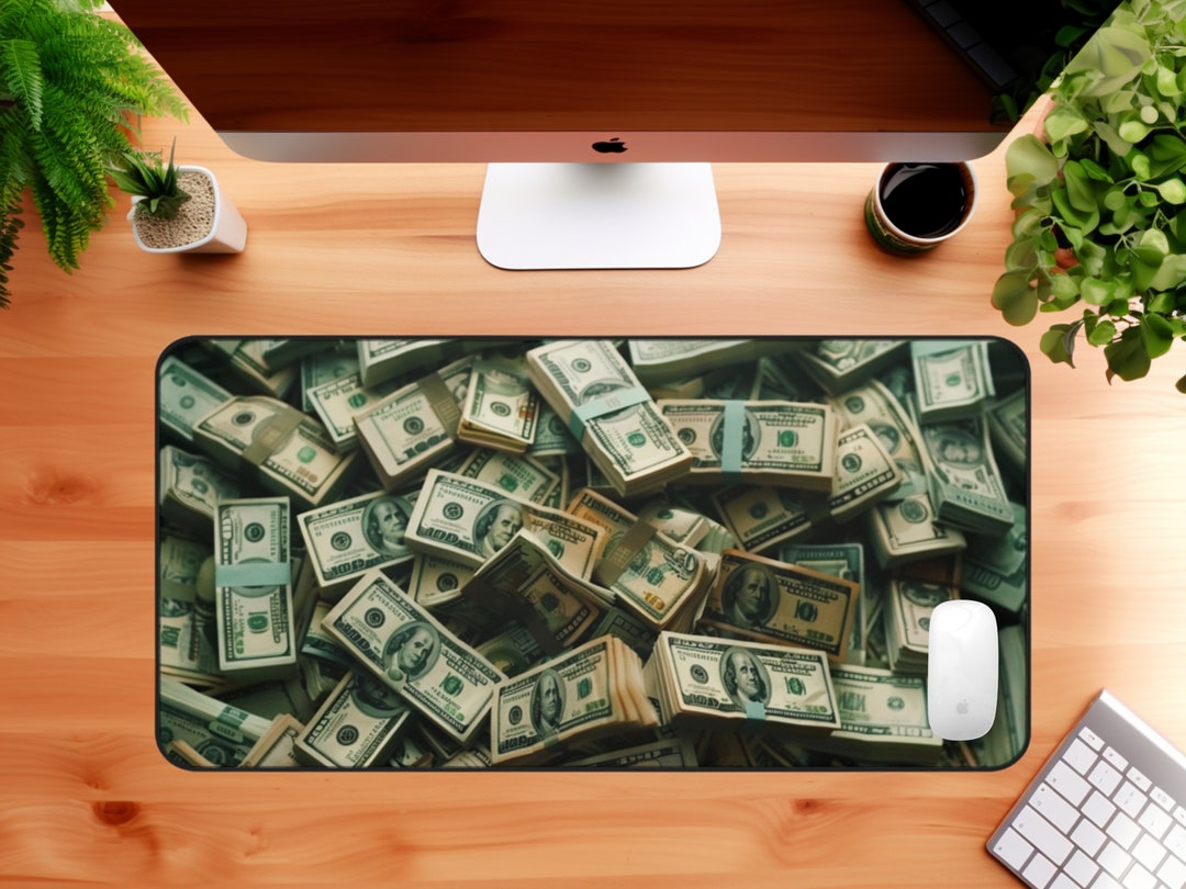 Money Desk Mat, Cash Mousepad - Etsy