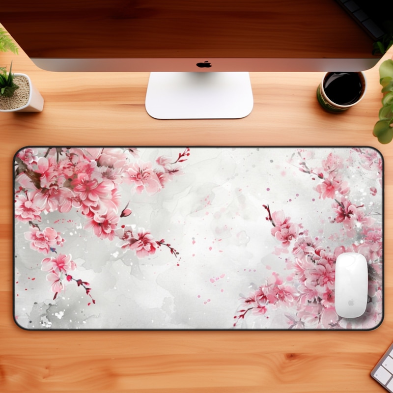 Cherry Blossom Mouse Pad - Etsy