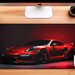 Red Porsche Desk Mat, Office Mouse Pad, Stylish Desk Decor, Gift for ...