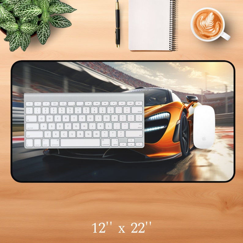 Mclaren Desk Mat Aesthetic Sports Car Desk Mat Mclaren Mousepad Car ...