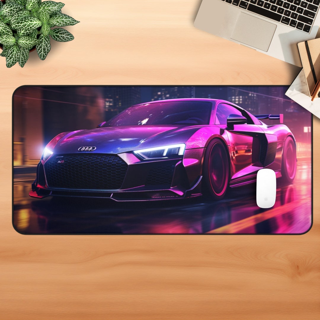 Audi Mouse Pad Muscle Car Desk Mat Audi Gaming Desk Mat Large Desk Pad ...