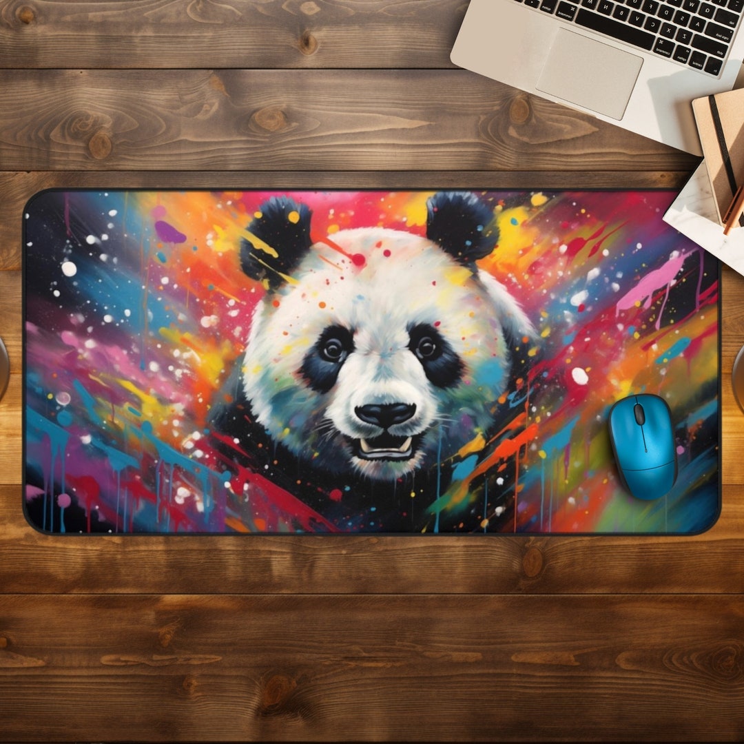 Colorful Animal Desk Mat, Large Mouse Pad, Gaming Desk Pad, Artistic ...