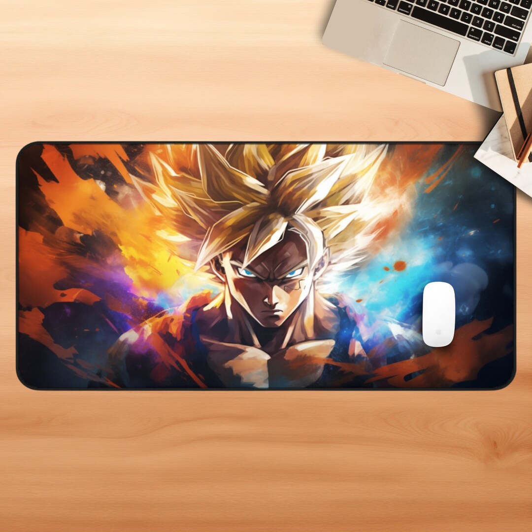 Goku Desk Mat, Dragon Ball Z Desk Mat, Anime Mouse Pad, Manga Desk Mat ...