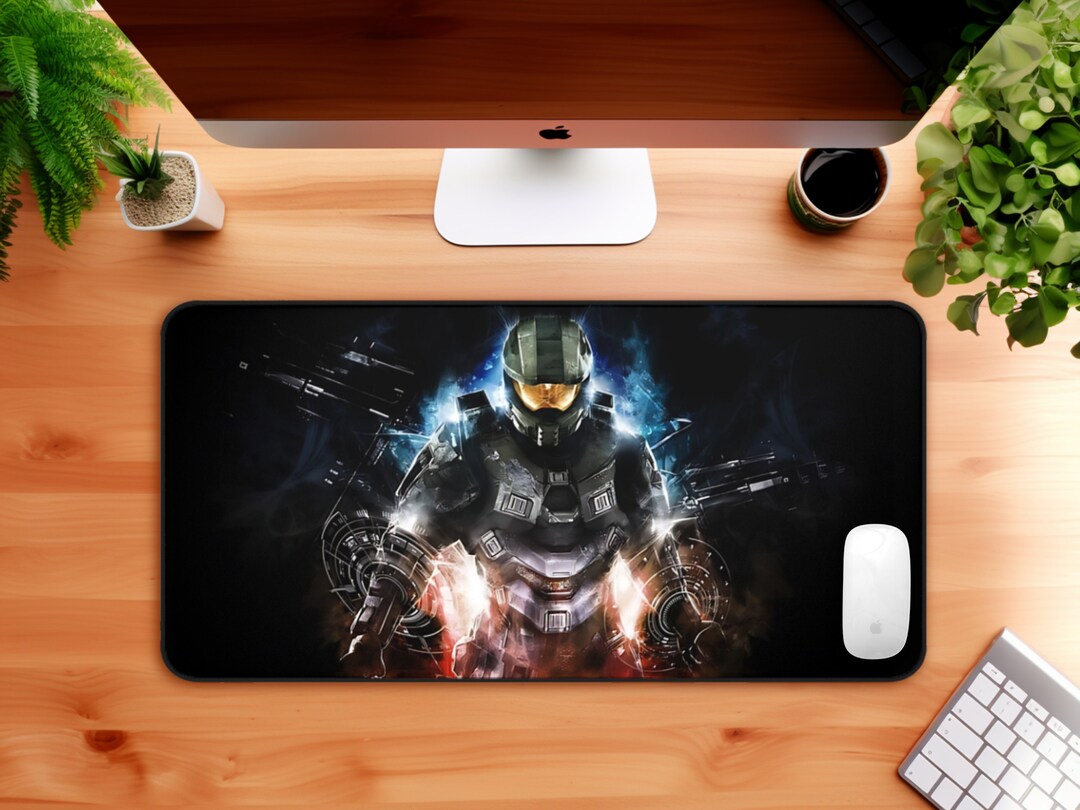 Cool Master Chief Wallpaper Style Mouse Pad - Etsy