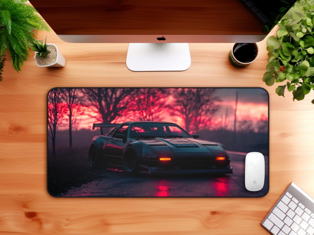 1993 Nissan S13 Super Hiro Car Desk Mat, 90s Japanese Jdm Sportscar ...