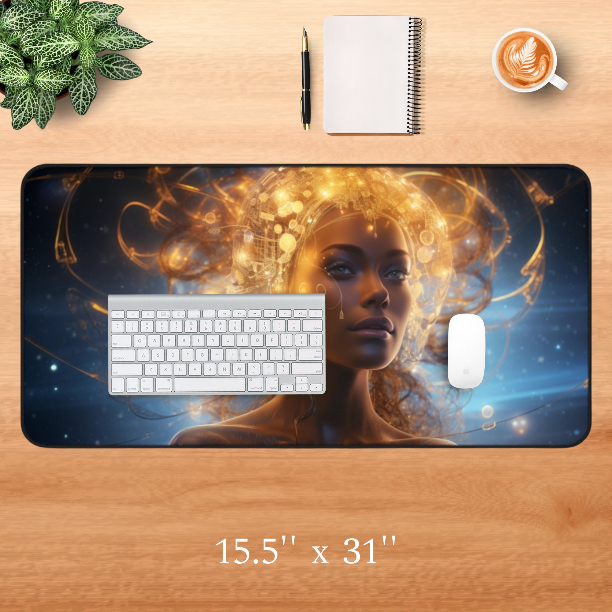 Mouse Pad, Science-inspired Desk Mat, Futuristic Galaxy Mousepad, Video ...