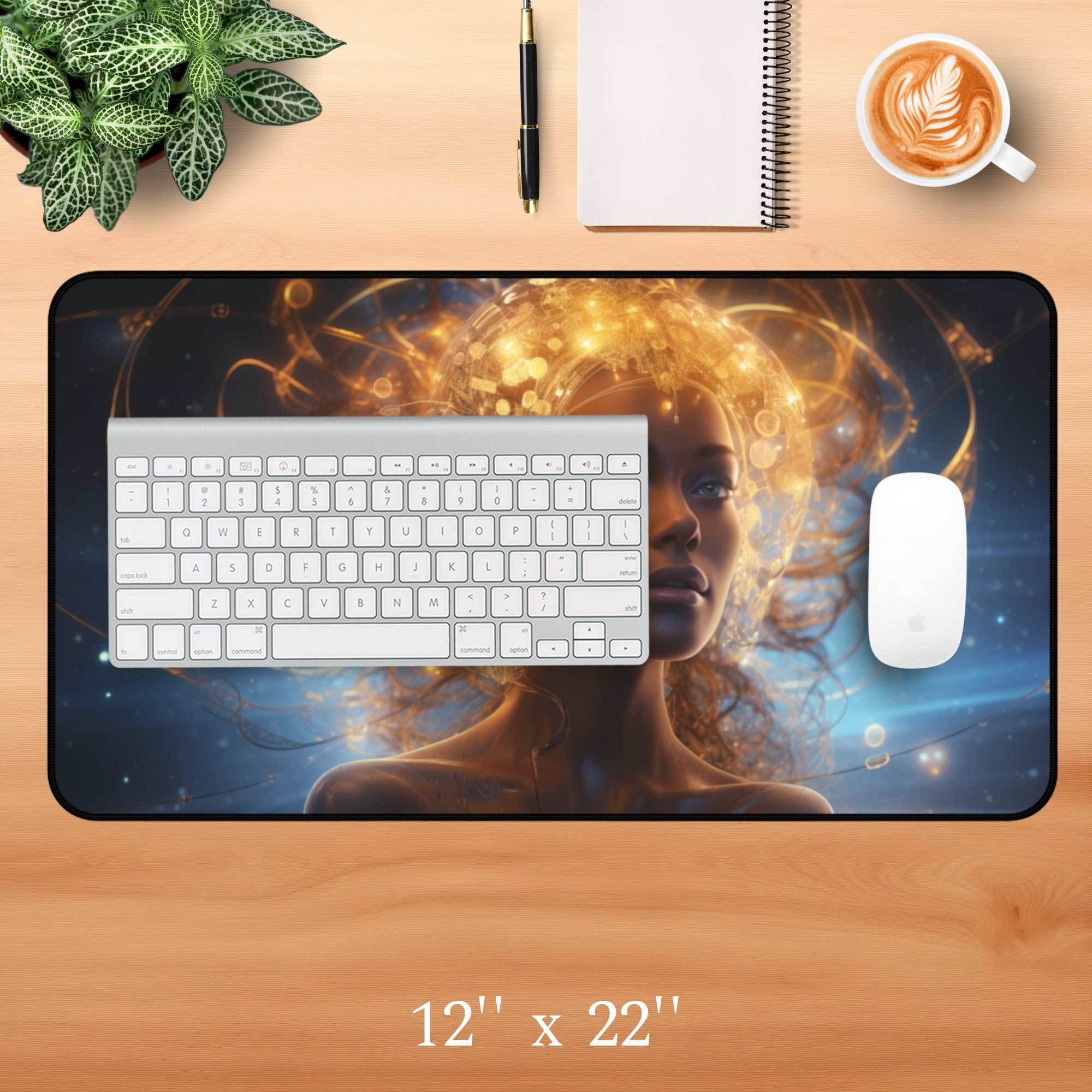 Mouse Pad, Science-inspired Desk Mat, Futuristic Galaxy Mousepad, Video ...