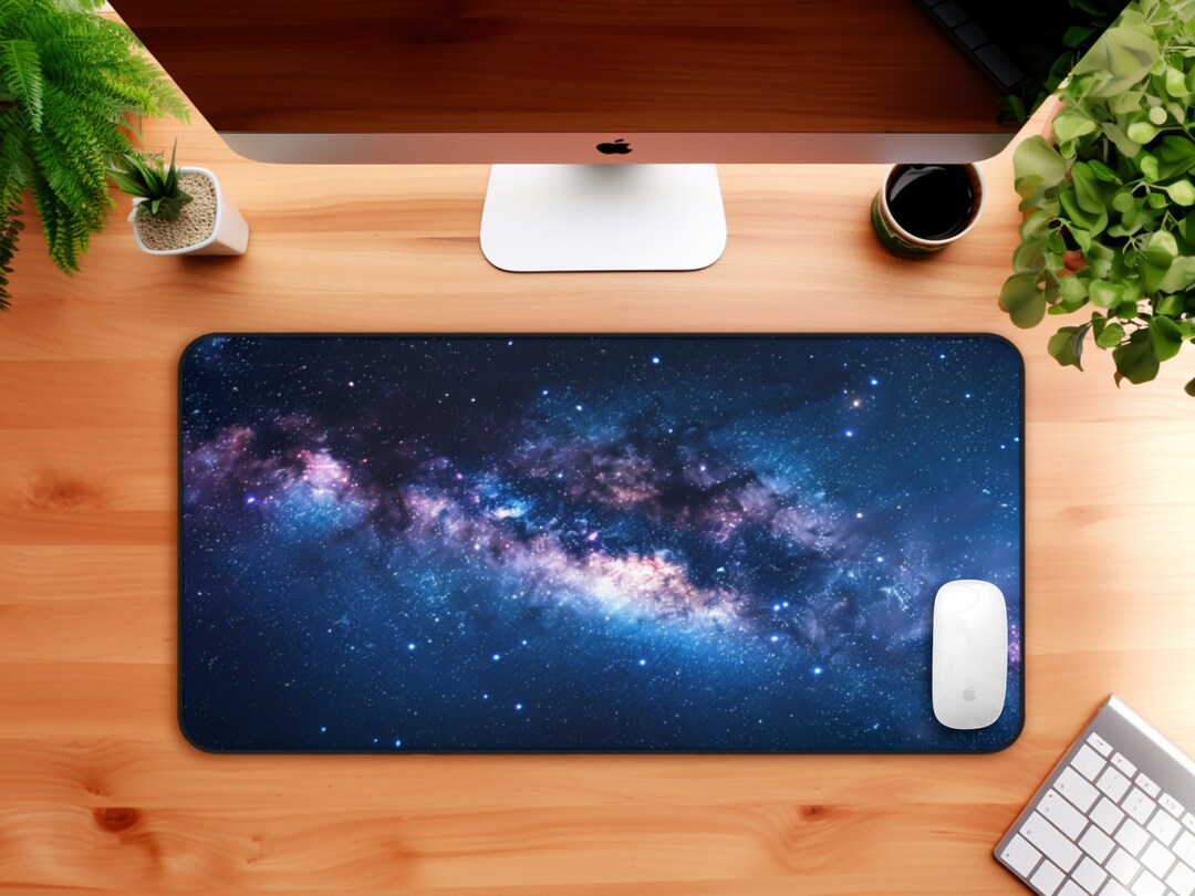 View of the Galaxy From a Telescope Mouse Pad Gift for Astronomy Lovers ...