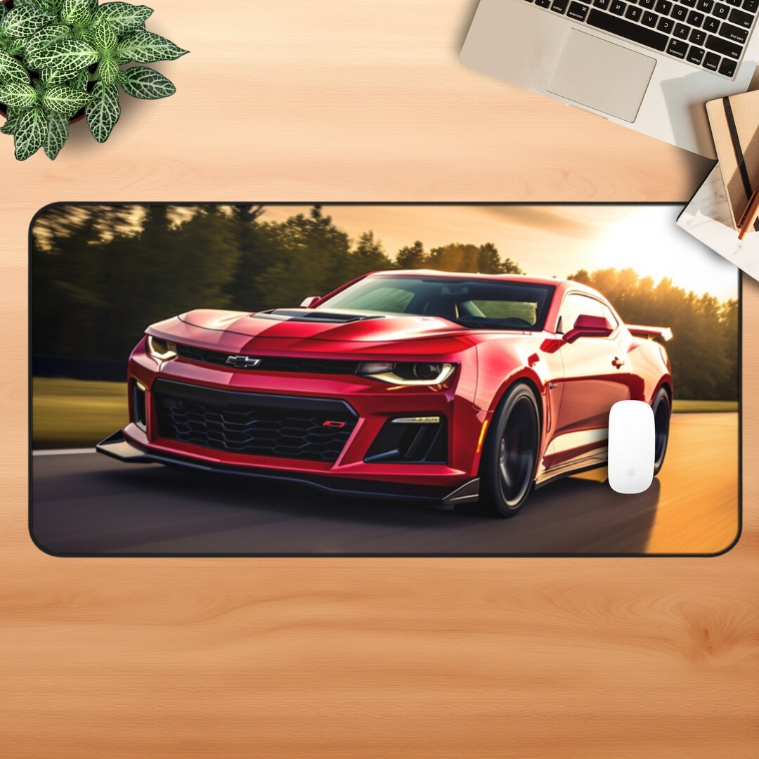 Chevrolet Camaro ZL1 Desk Mat Racecar Perfect Design Car Desk Mat Car ...
