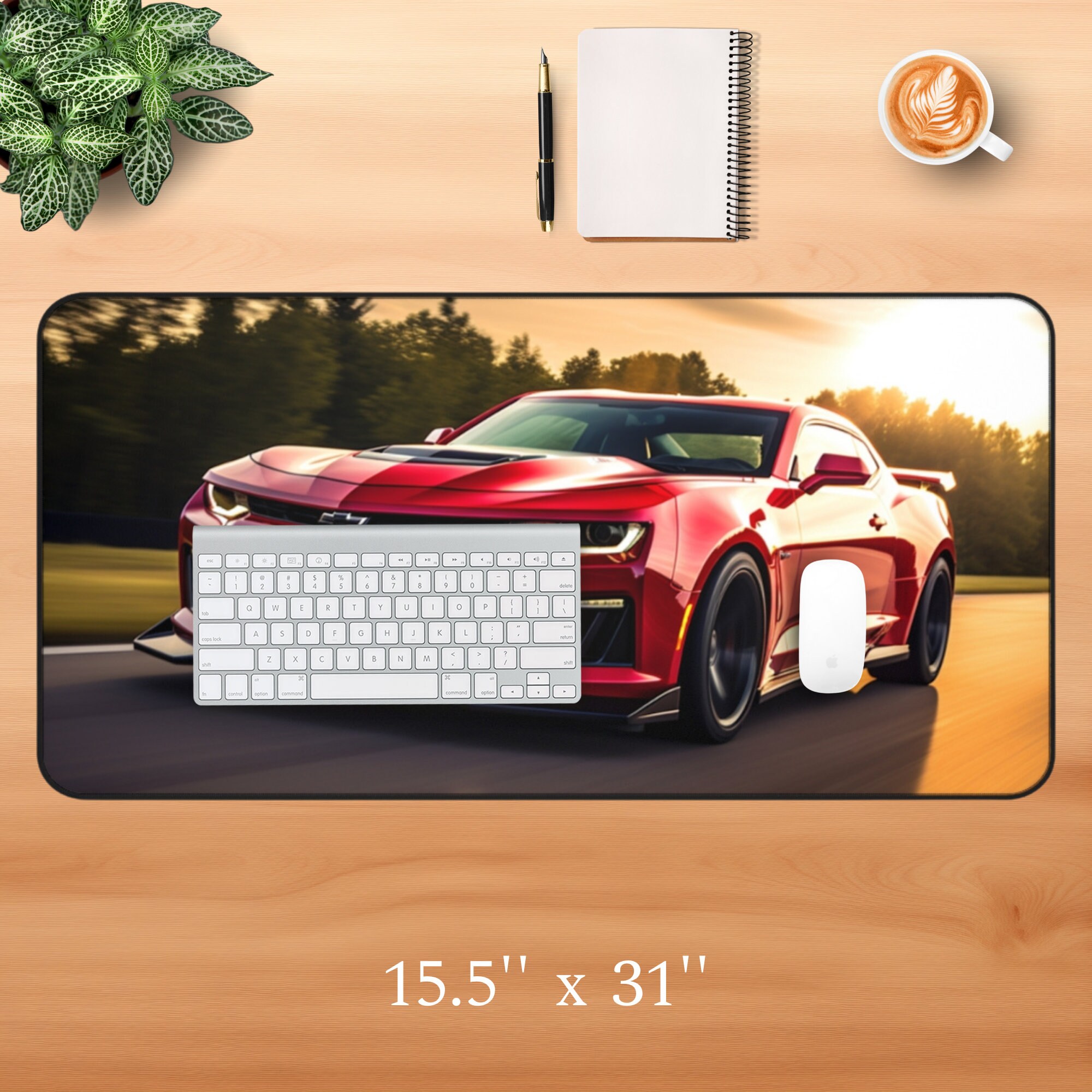 Chevrolet Camaro ZL1 Desk Mat Racecar Perfect Design Car Desk Mat Car ...