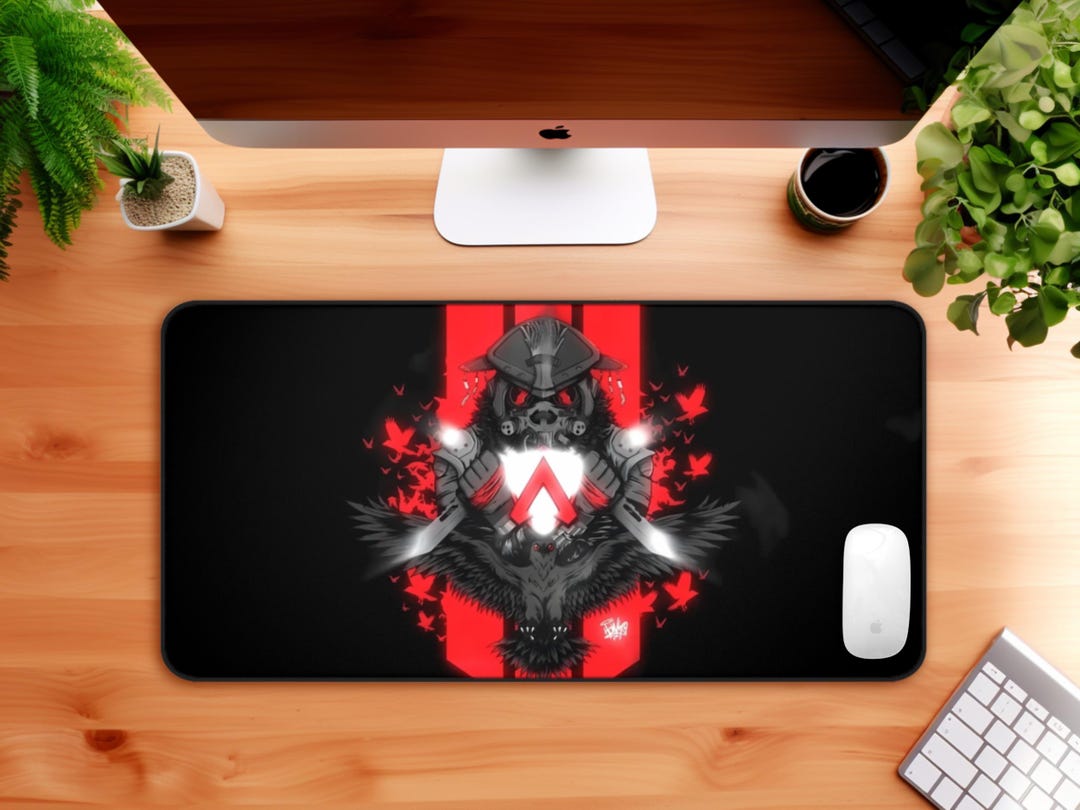 Apex Predator Gaming Emblem Desk Mat, Gaming Mouse Pad, Video Gamer ...