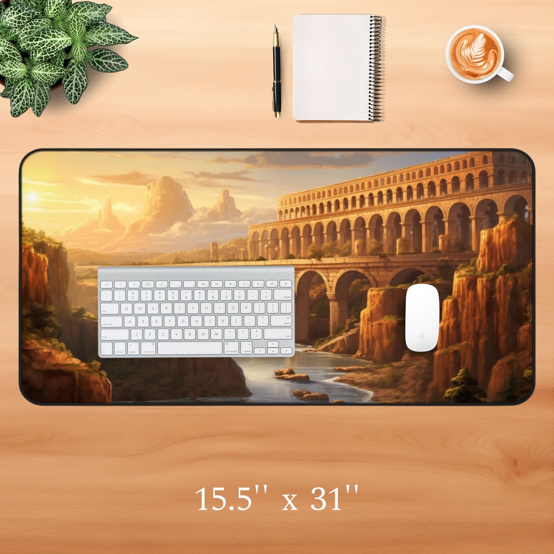 Roman Creation Desk Mat, Aesthetic Mouse Pad, History Desk Mat, Rome ...