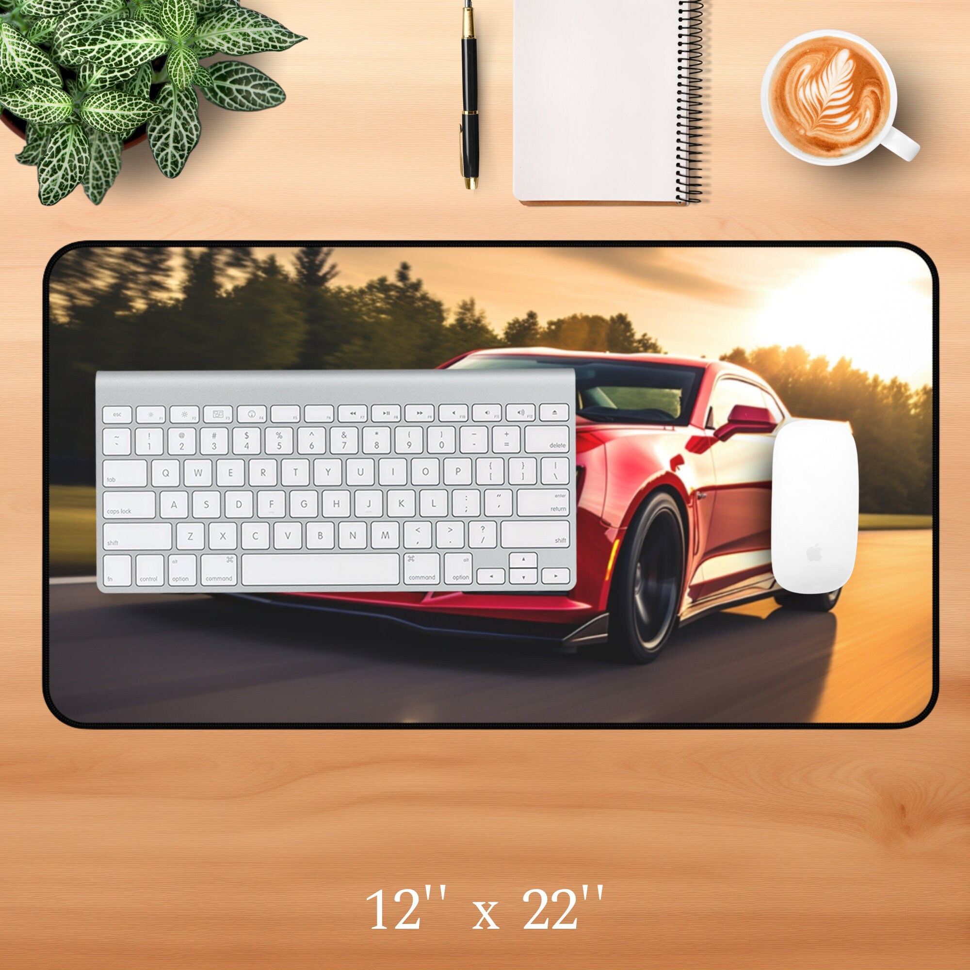 Chevrolet Camaro ZL1 Desk Mat Racecar Perfect Design Car Desk Mat Car ...