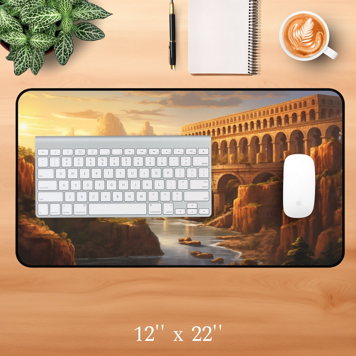 Roman Creation Desk Mat, Aesthetic Mouse Pad, History Desk Mat, Rome ...