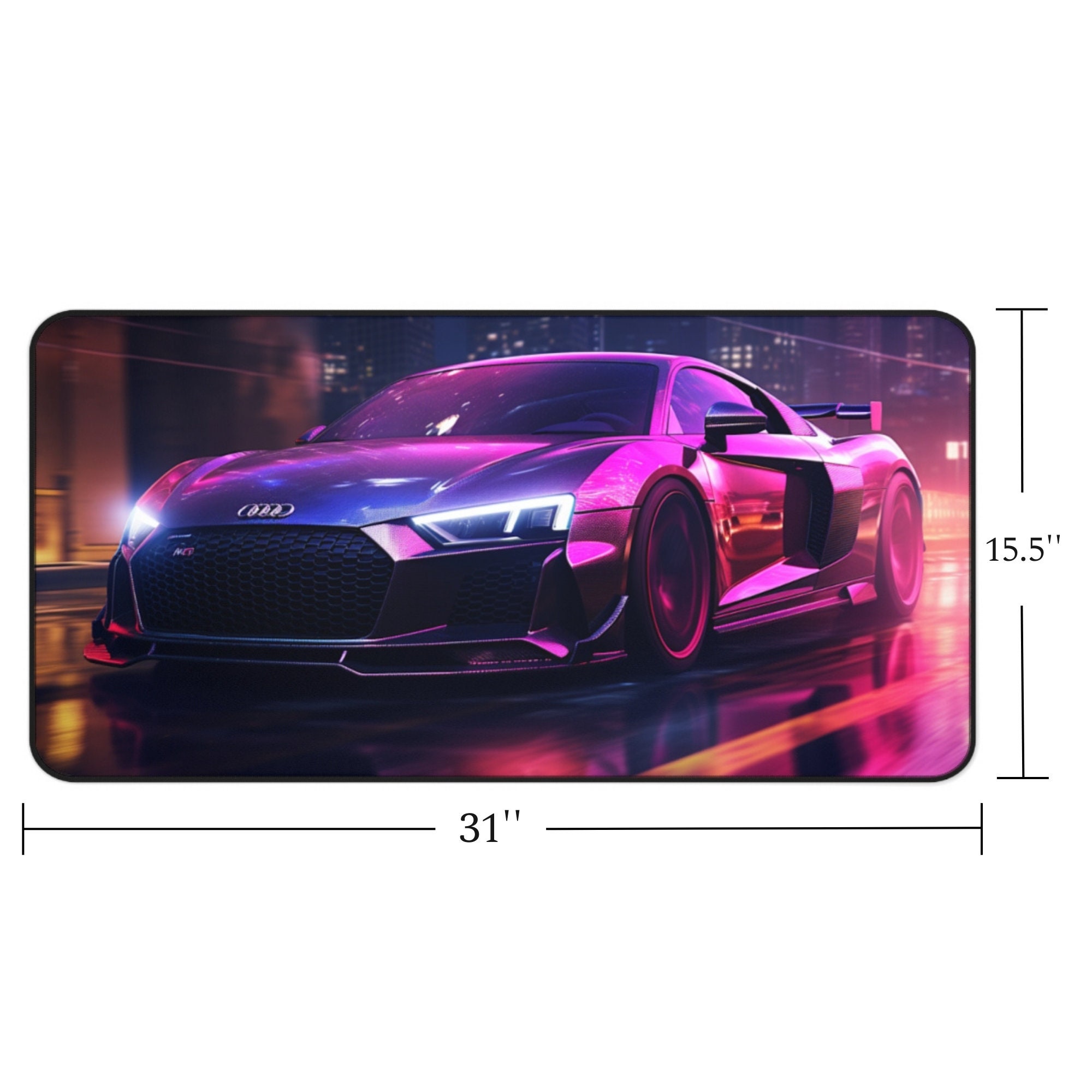 Audi Mouse Pad Muscle Car Desk Mat Audi Gaming Desk Mat Large Desk Pad ...