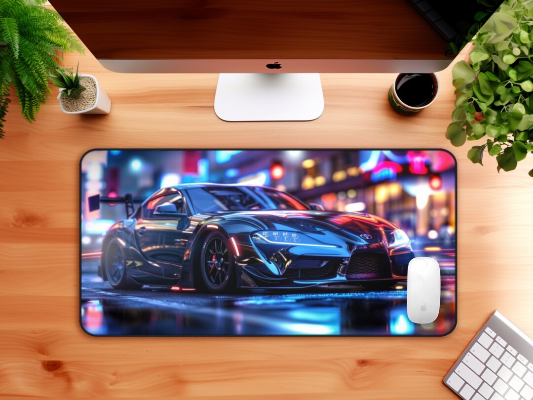 Aesthetic Shot of a Toyota Supra Mk5 in Japan Mouse Pad - Etsy