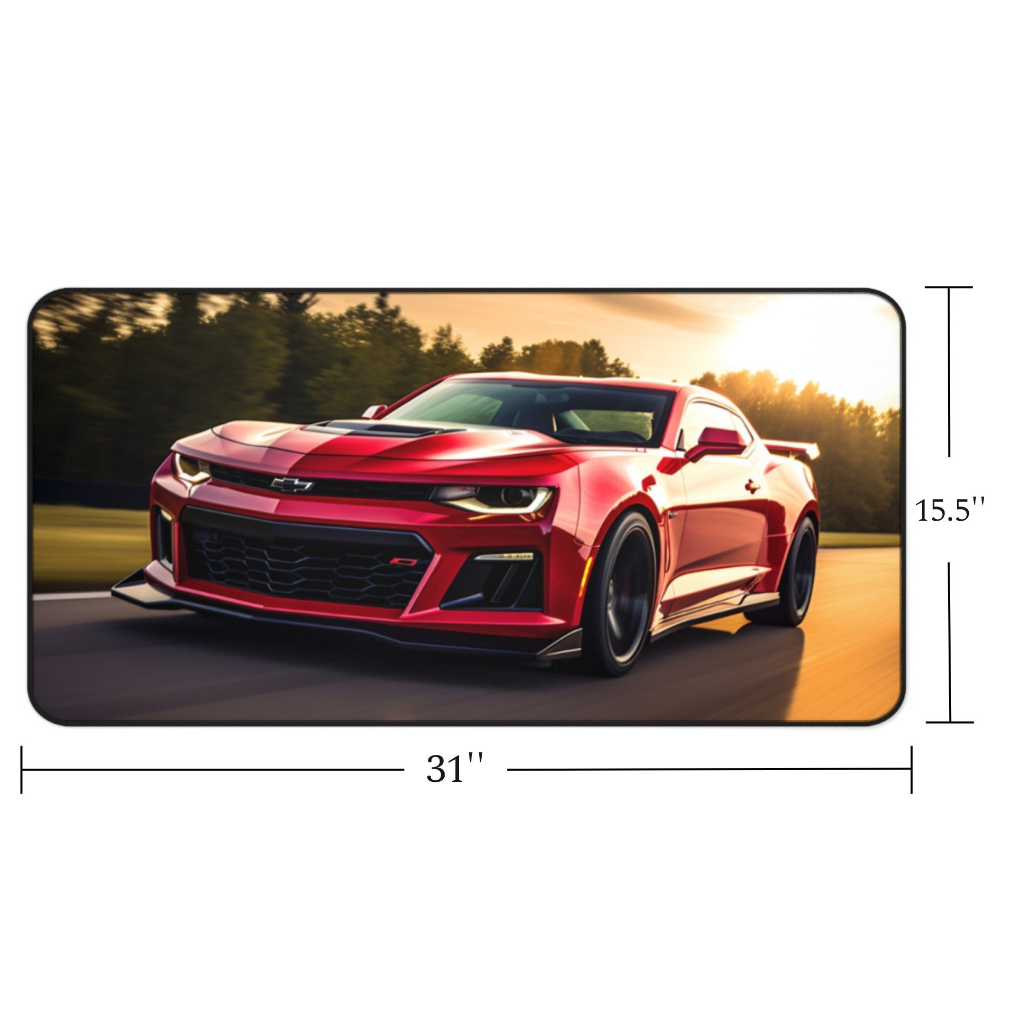 Chevrolet Camaro ZL1 Desk Mat Racecar Perfect Design Car Desk Mat Car ...