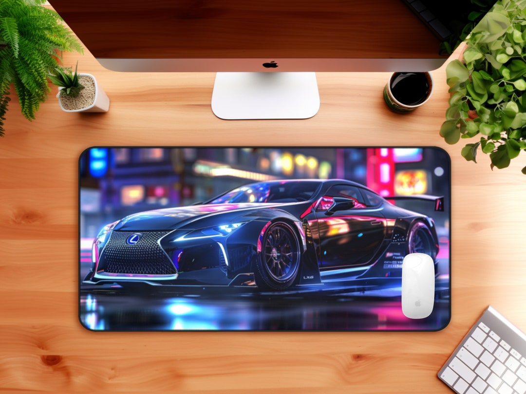 Lexus LC500 in a Cinematic Style Shot Mousepad - Etsy