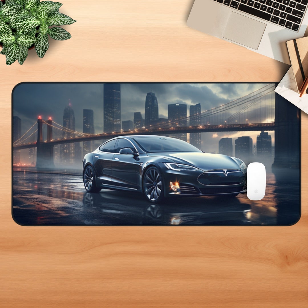 Car Mouse Pad Electric Car Gaming Desk Mat Tesla Extend Gaming Mouse ...