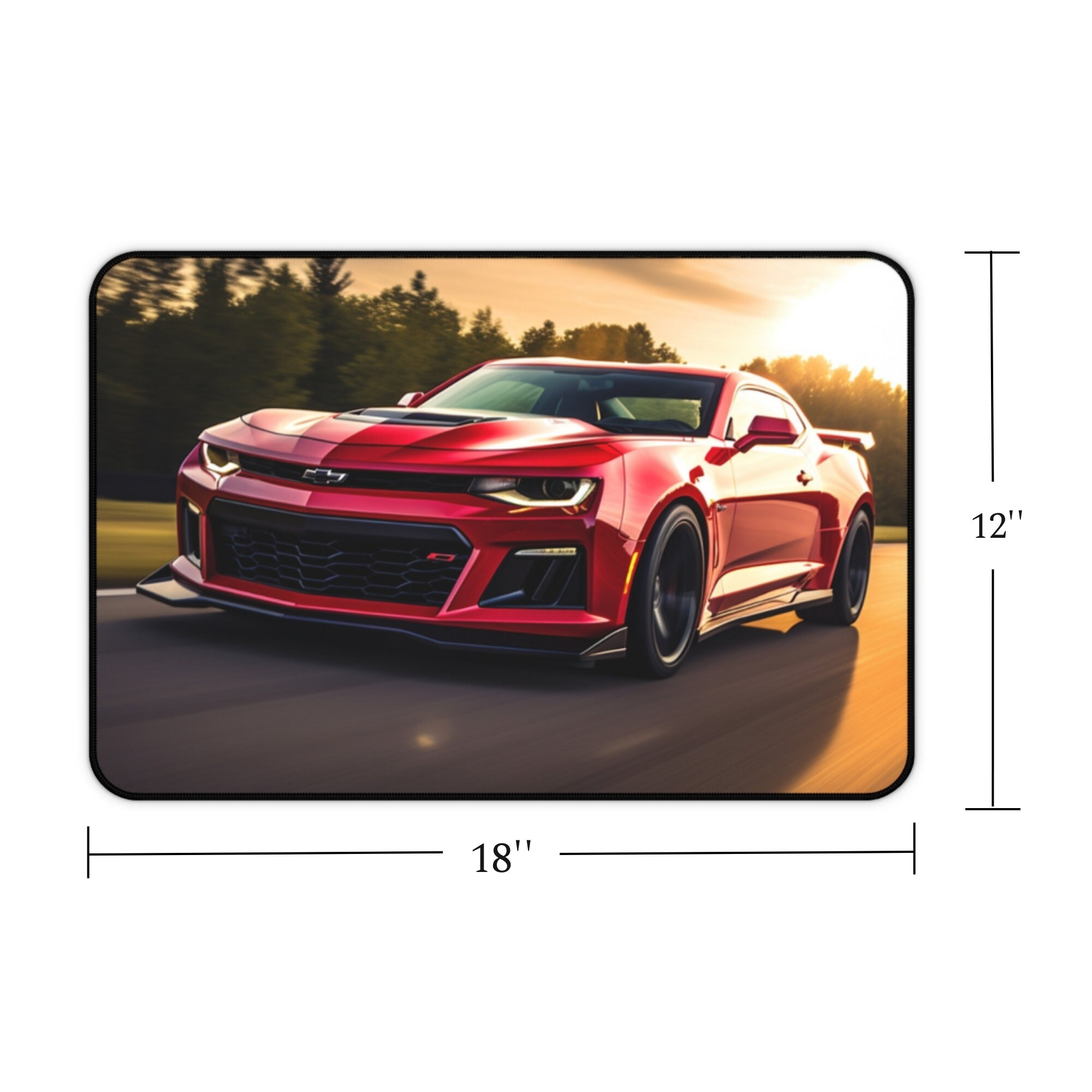 Chevrolet Camaro ZL1 Desk Mat Racecar Perfect Design Car Desk Mat Car ...